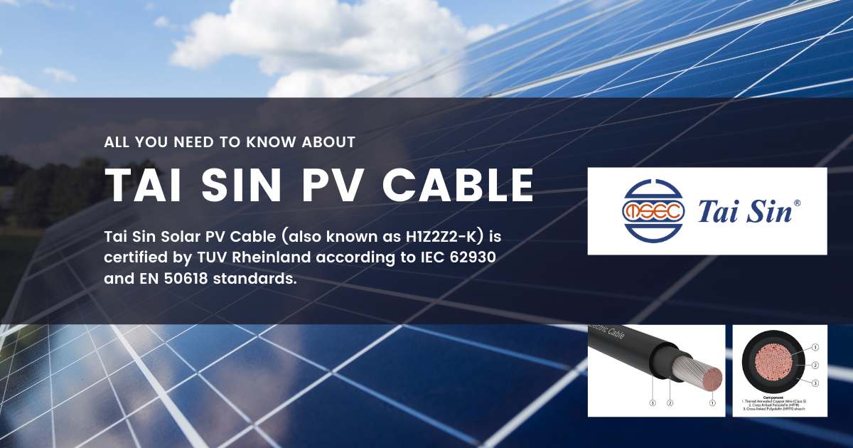 PV Cable (Solar Photovoltaic Cable) Supplier in Singapore - LKH ...